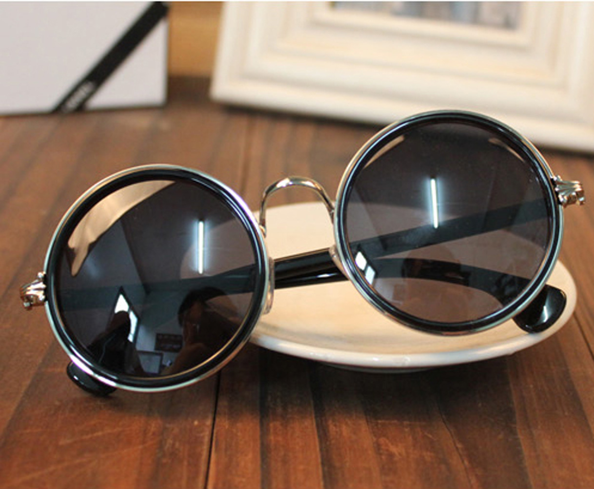 Unk Style Retro Round Sunglasses on Luulla
